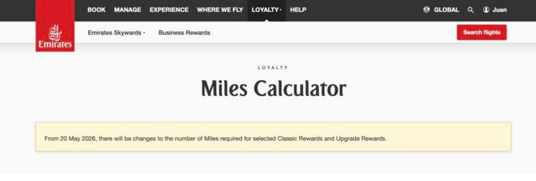Emirates Skywards says award tickets and upgrades will cost more soon ...