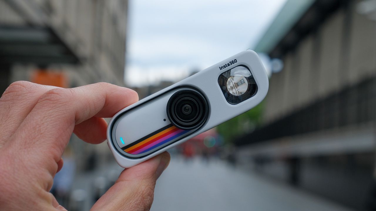 Insta360 turned its action camera into a tiny retro shooter and it’s as ...