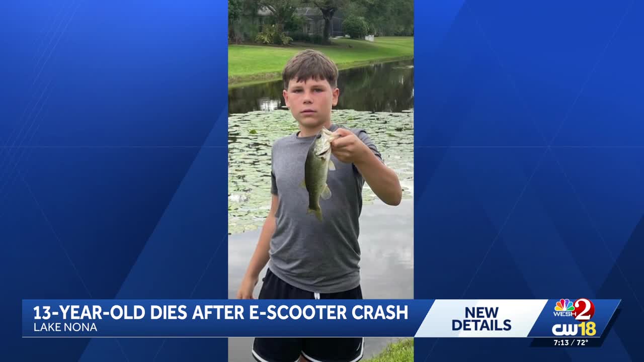 13-year-old dead after electric scooter, pickup truck crash in Orlando ...