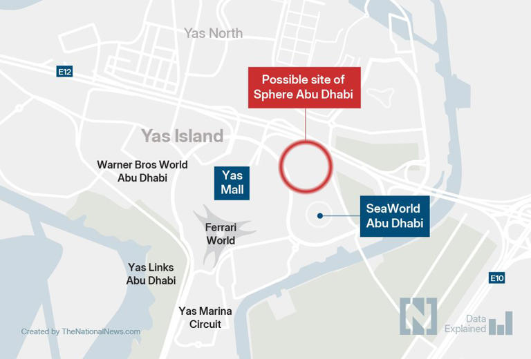 Sphere Abu Dhabi to open on Yas Island in 2029