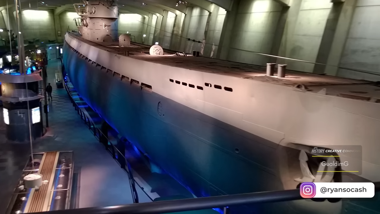 Chicago hid a Nazi U-boat captured during World War 2