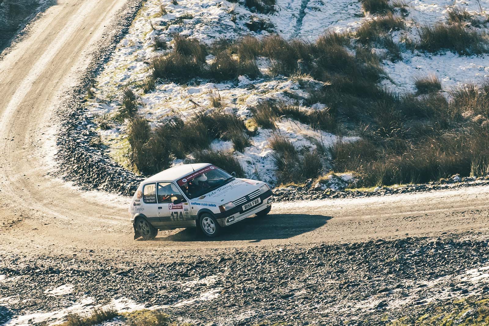 Getting an old Peugeot 205 (and its driver) through UK's toughest rally