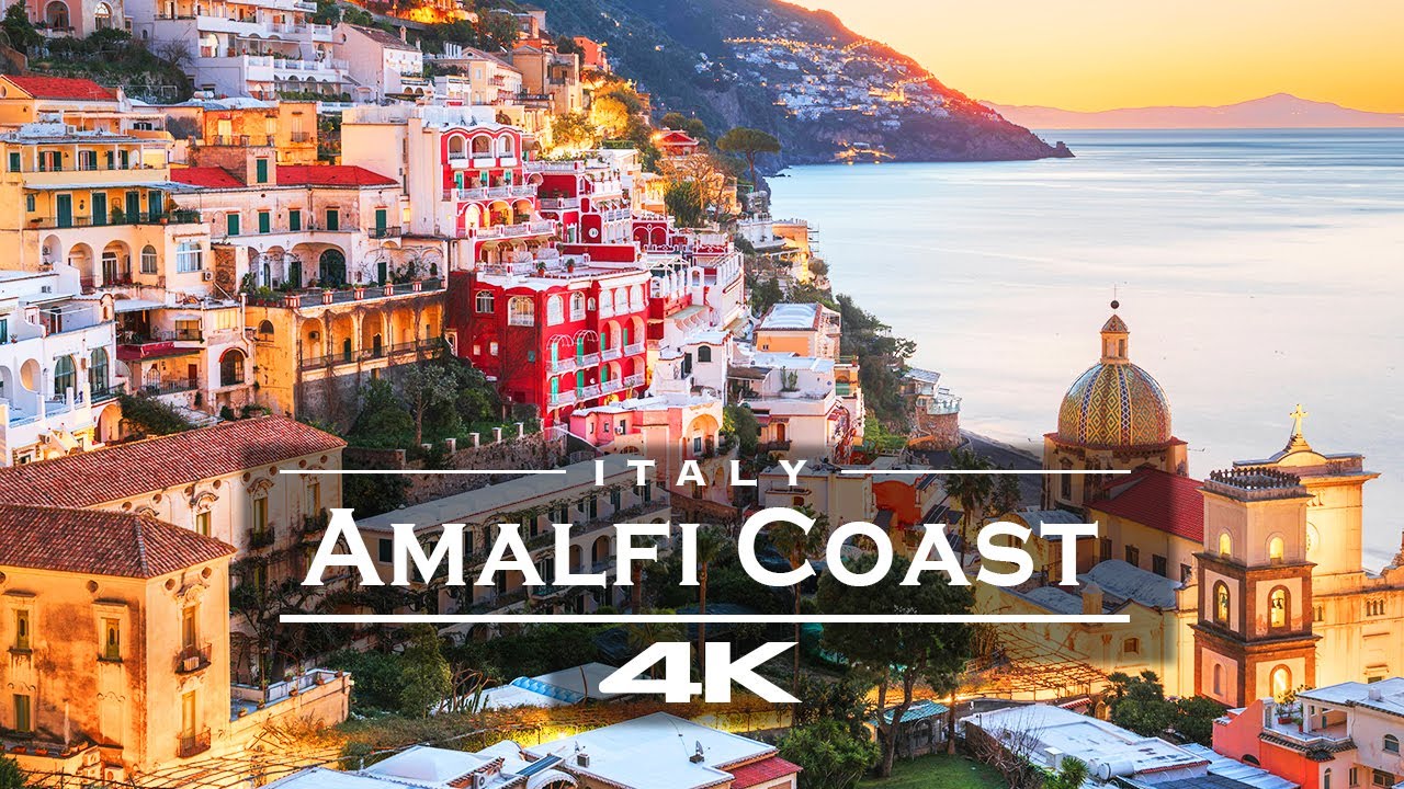 Amalfi Coast aerial tour in stunning 4K