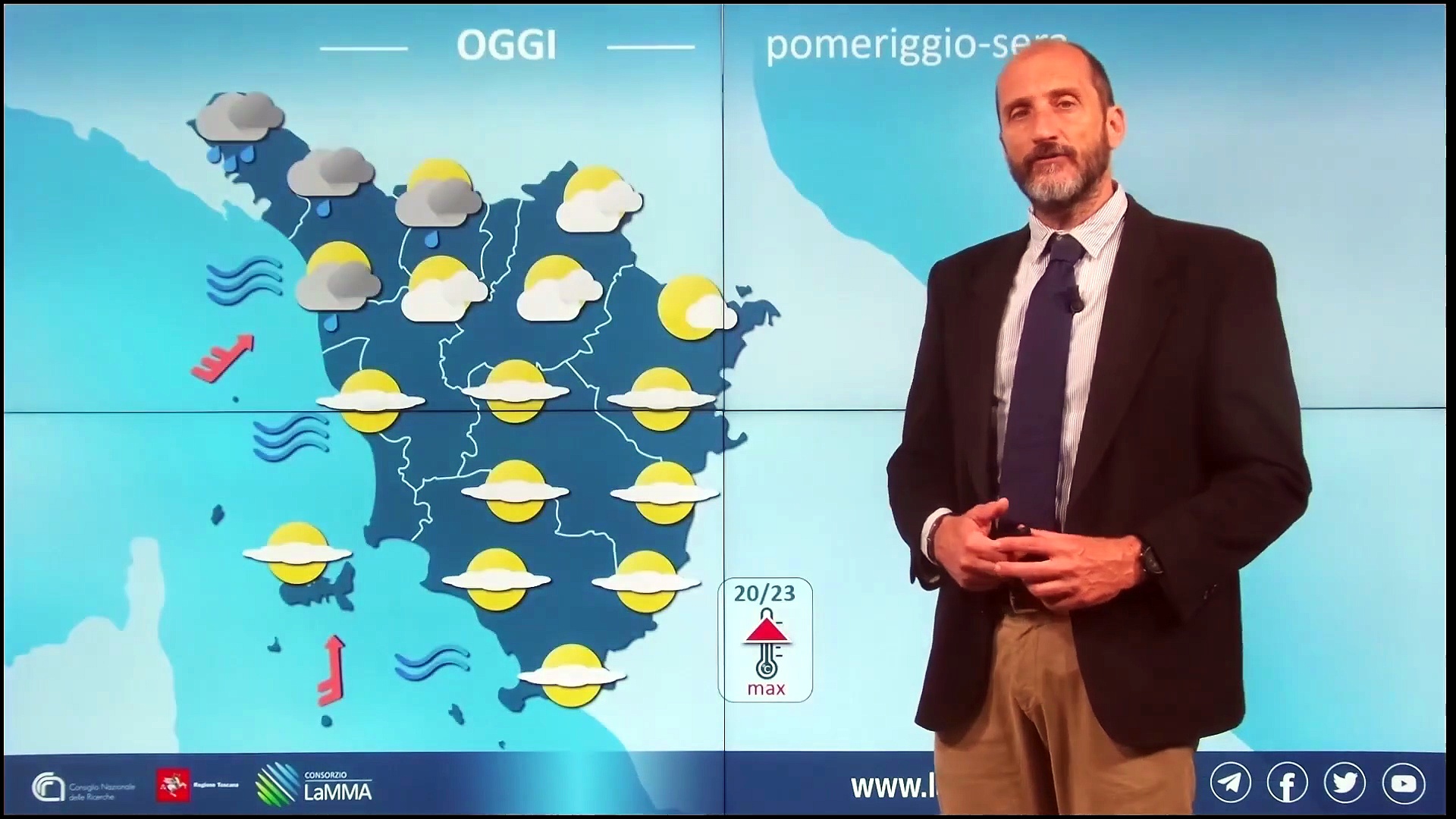 Tempo instabile e temperature giù sulla Toscana, le previsioni meteo ...