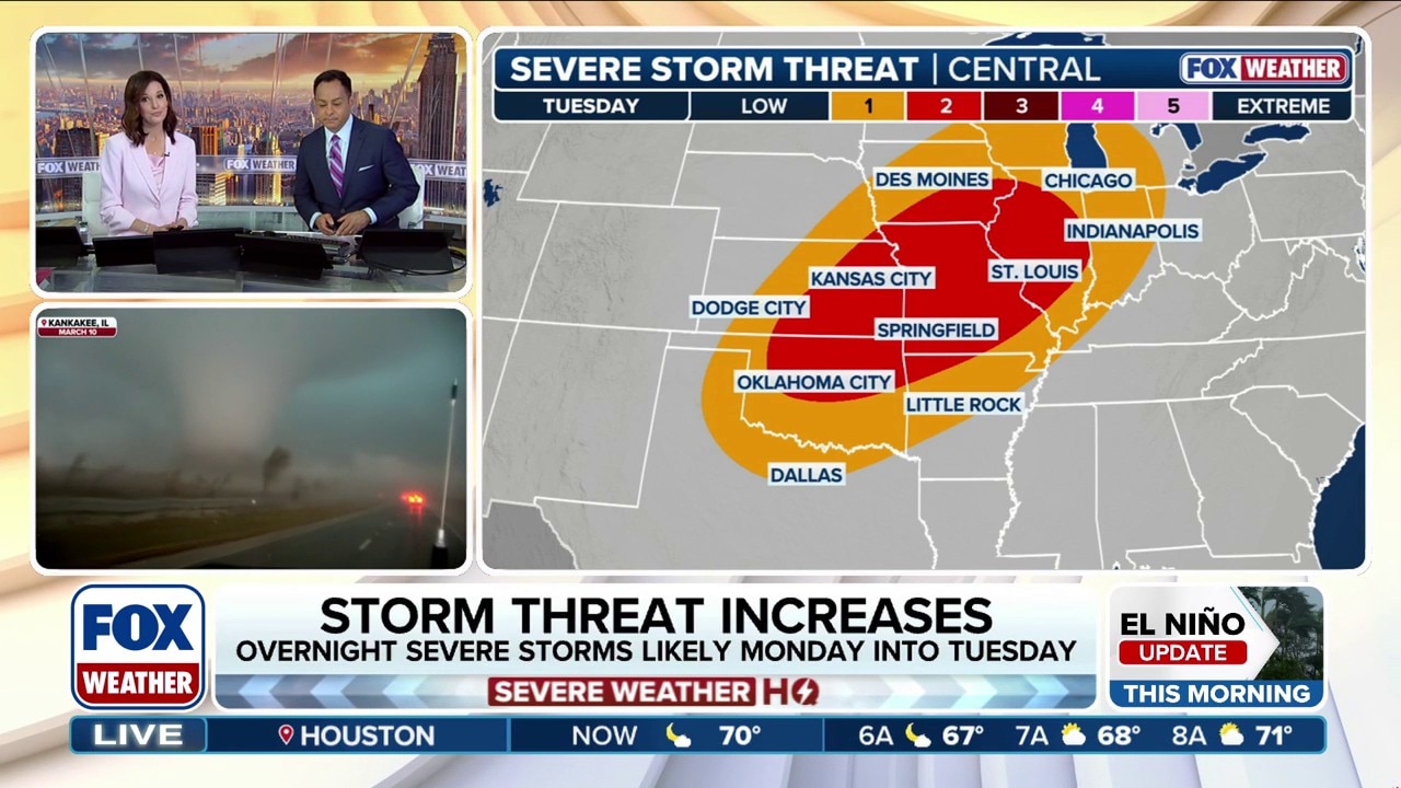 Multi-day severe weather threat targets the Plains and Midwest