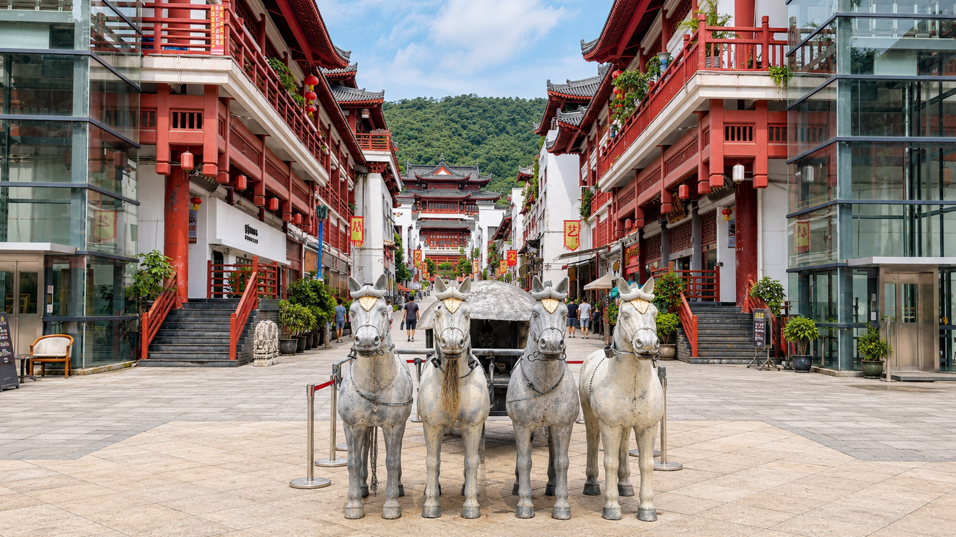 Chinese heritage districts blend classical architecture with urban ...