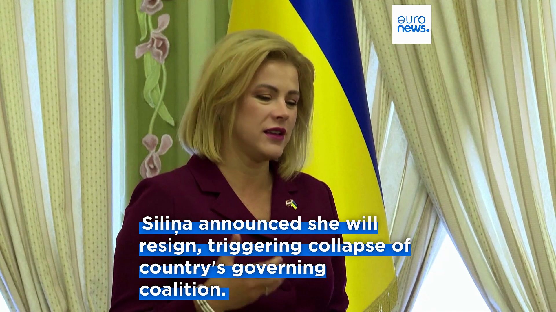 Latvian Prime Minister Evika Siliå A Announces Shock Resignation After