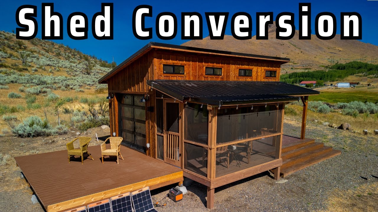 The cost of converting a shed into a cabin