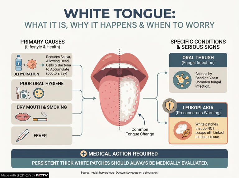 What colour is your tongue? Here's what it says about your health