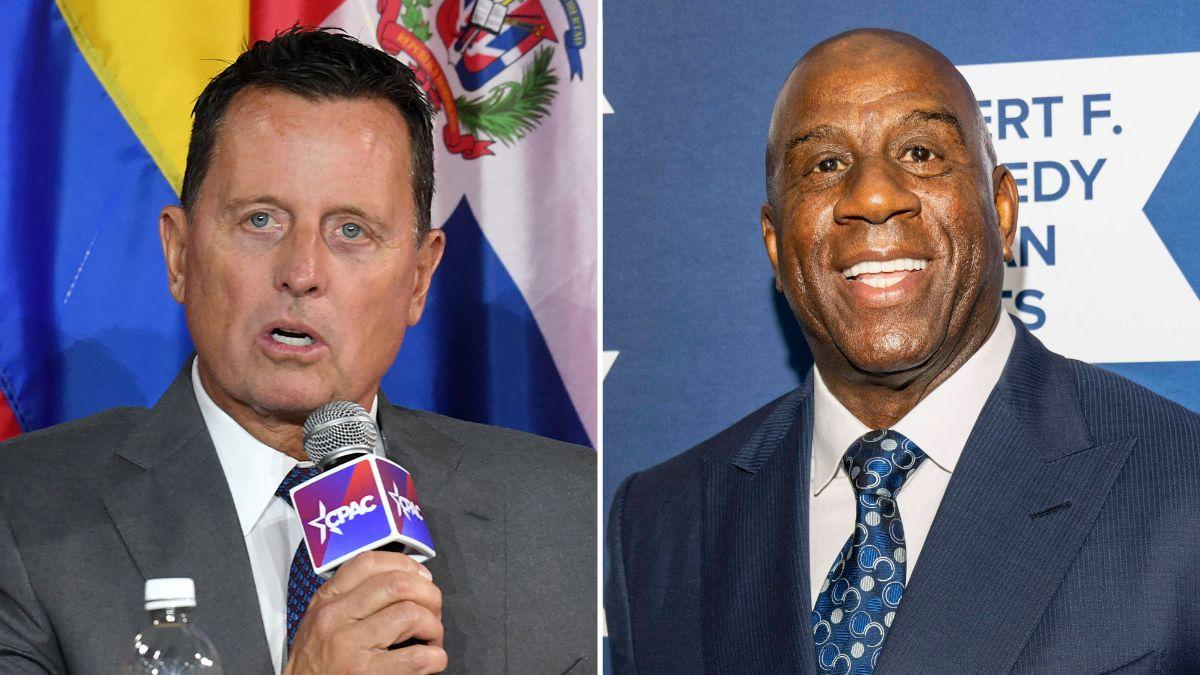 Richard Grenell blasts Magic Johnson over LA Mayor Karen Bass ...