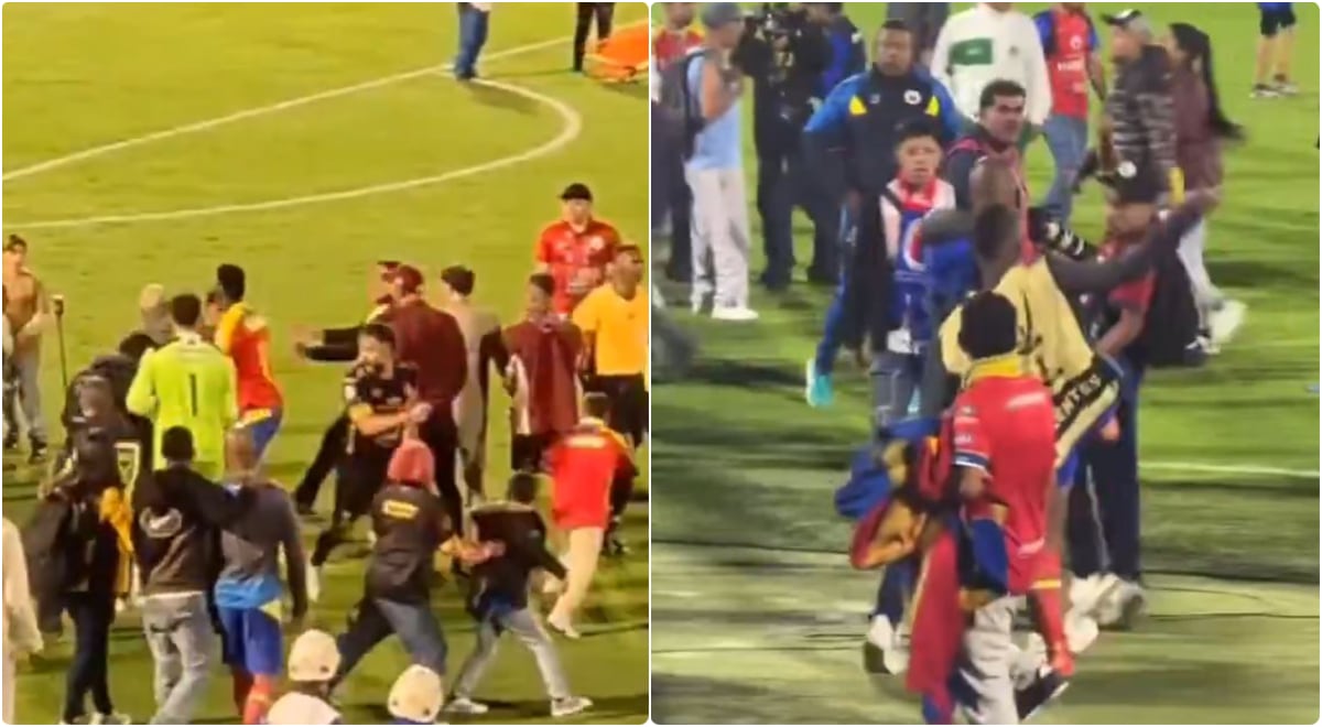 Lo que no se vio en TV: hinchas de Pasto invadieron la cancha para ...