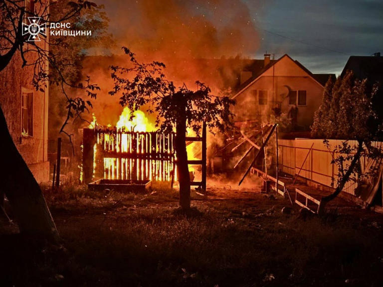 Kyiv region under massive Russian attack: Homes, businesses and cars ...