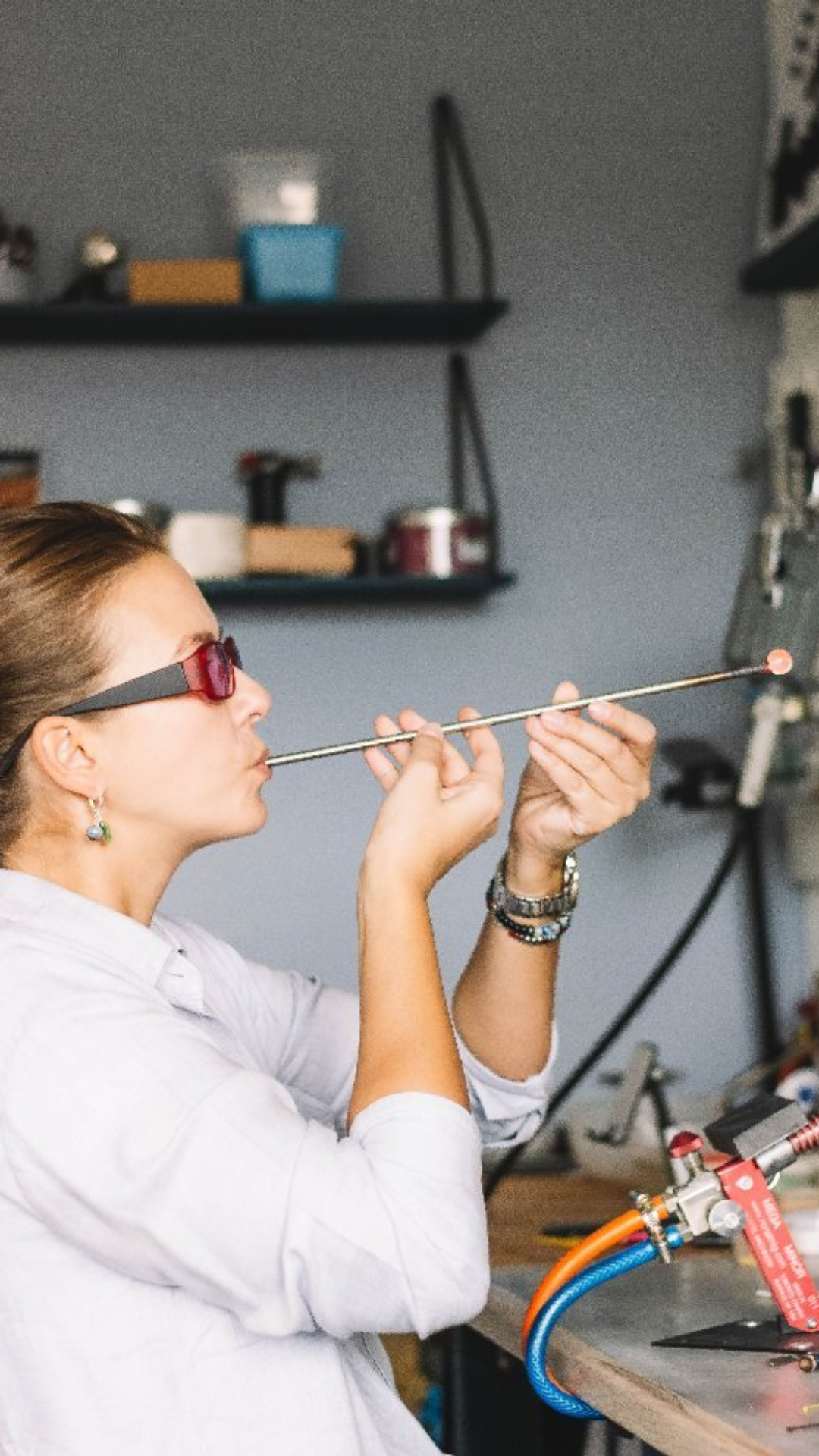 The delicate glass blowing technique artists are mastering