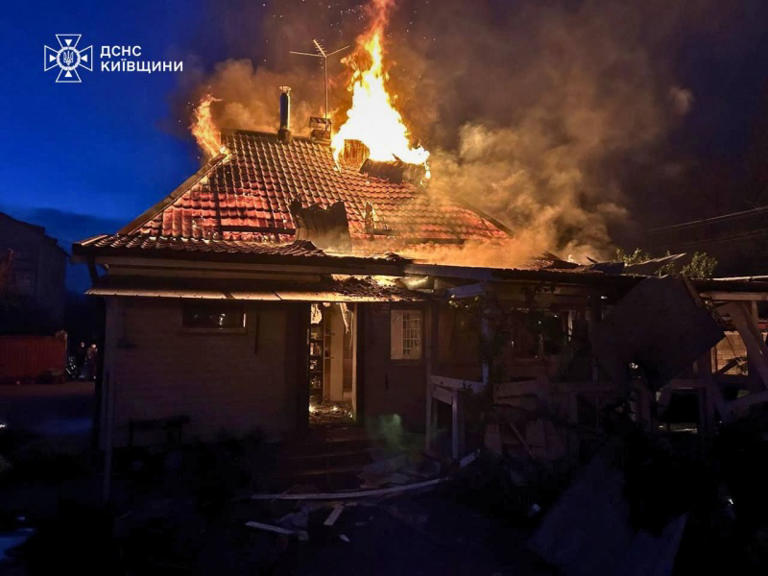 Kyiv region under massive Russian attack: Homes, businesses and cars ...