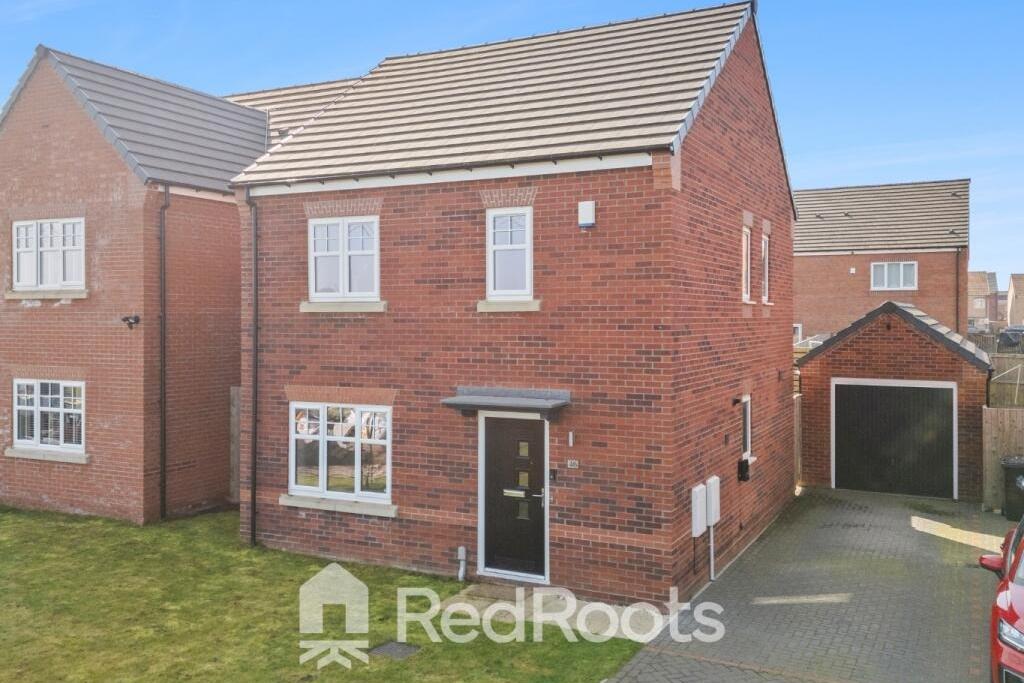 Three bedroomed detached property on the market for £260,000