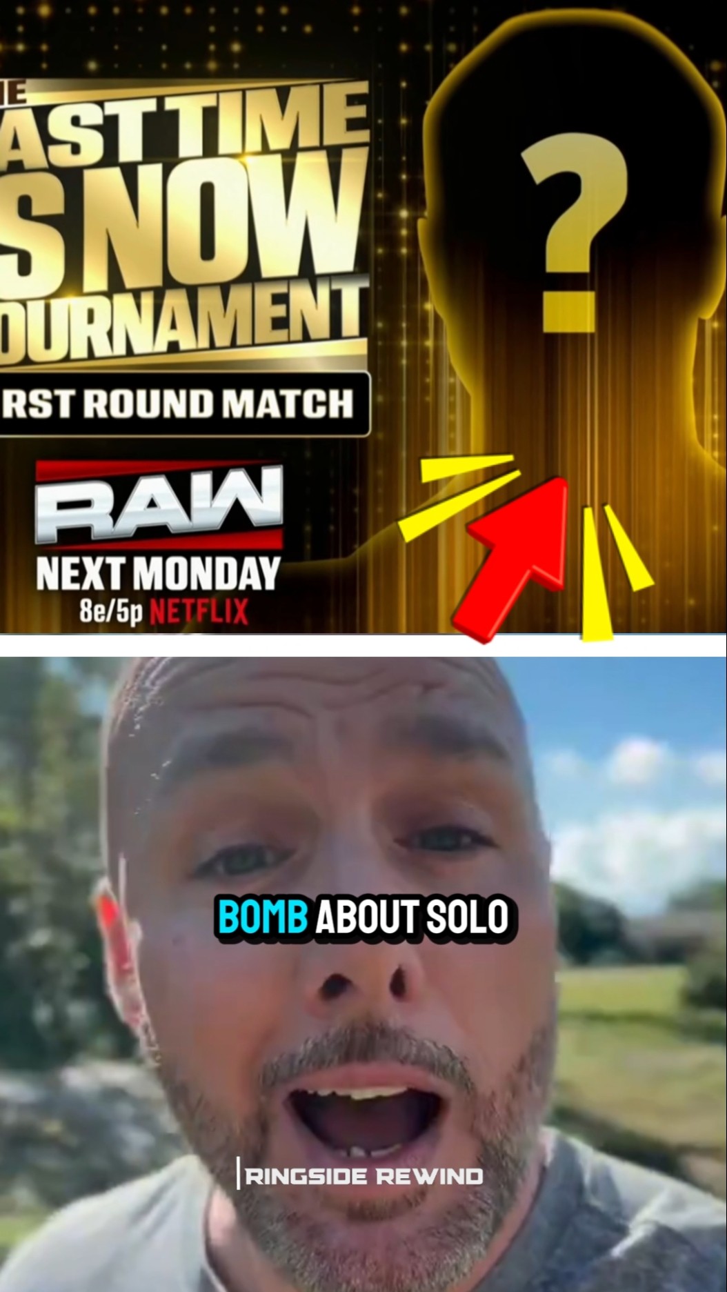 Adam Pearce drops a bombshell on Solo's mystery opponent!