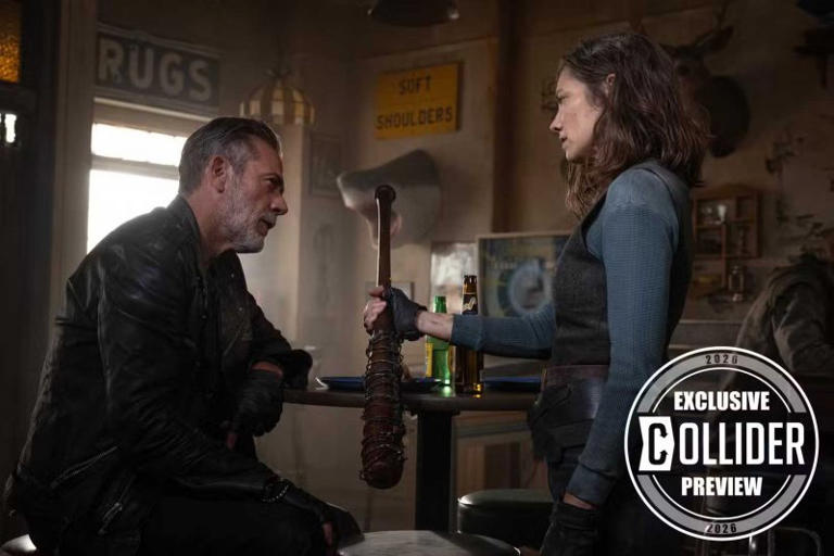 The Walking Dead: Dead City 3, Negan e la sua Lucille nella prima immagine
