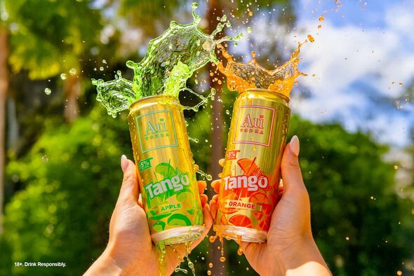 Vodka brand launches orange and apple cans in Tango collaboration