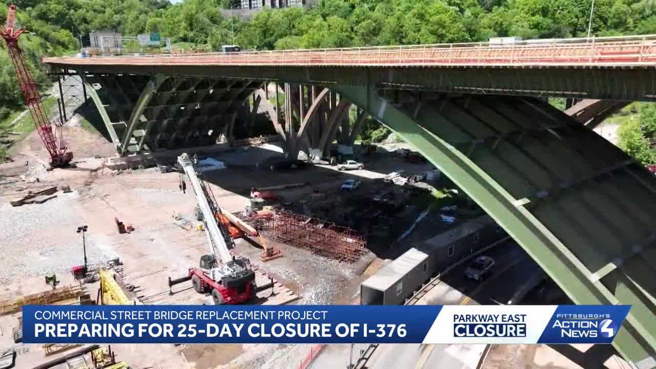 Why did PennDOT choose July for the closure of the Commercial Street ...