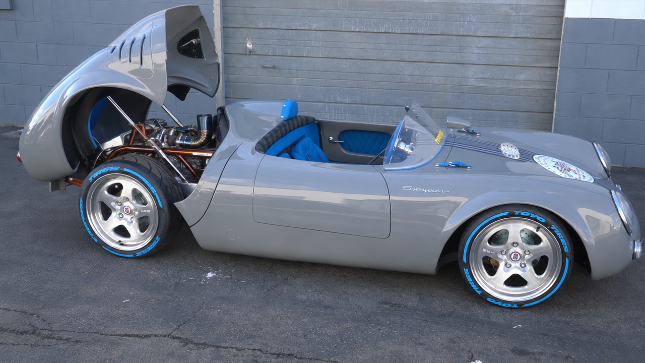 A 440HP turbo 550 Spyder replica built in only four months