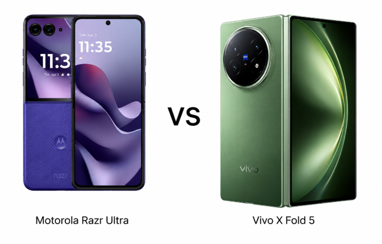Motorola Razr Ultra 2026 vs Vivo X Fold 5: Camera, battery ...