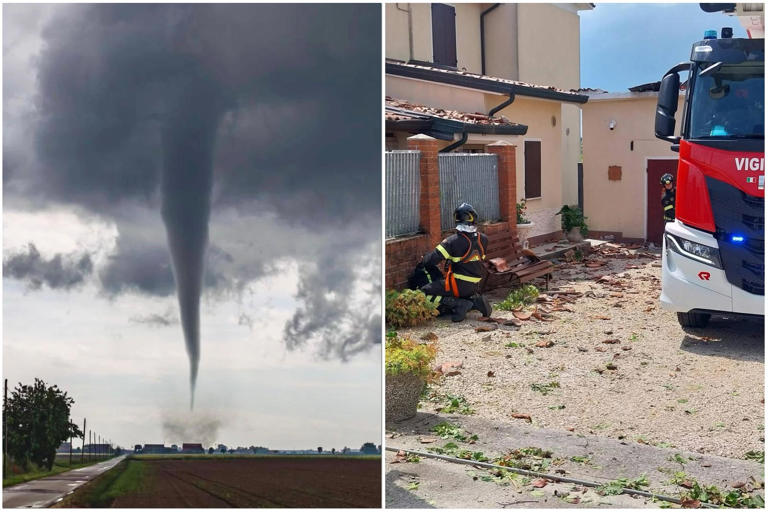 Tromba d’aria oggi: la forza devastante del vortice mette in ginocchio ...