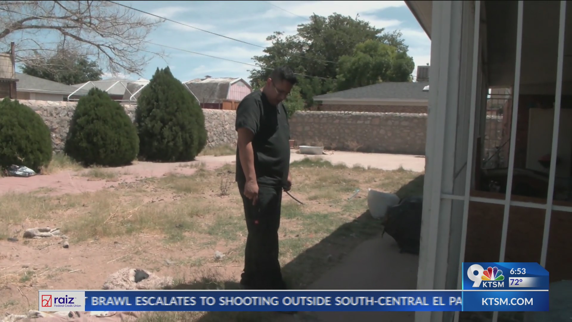 Family dog dead after being shot in backyard of home