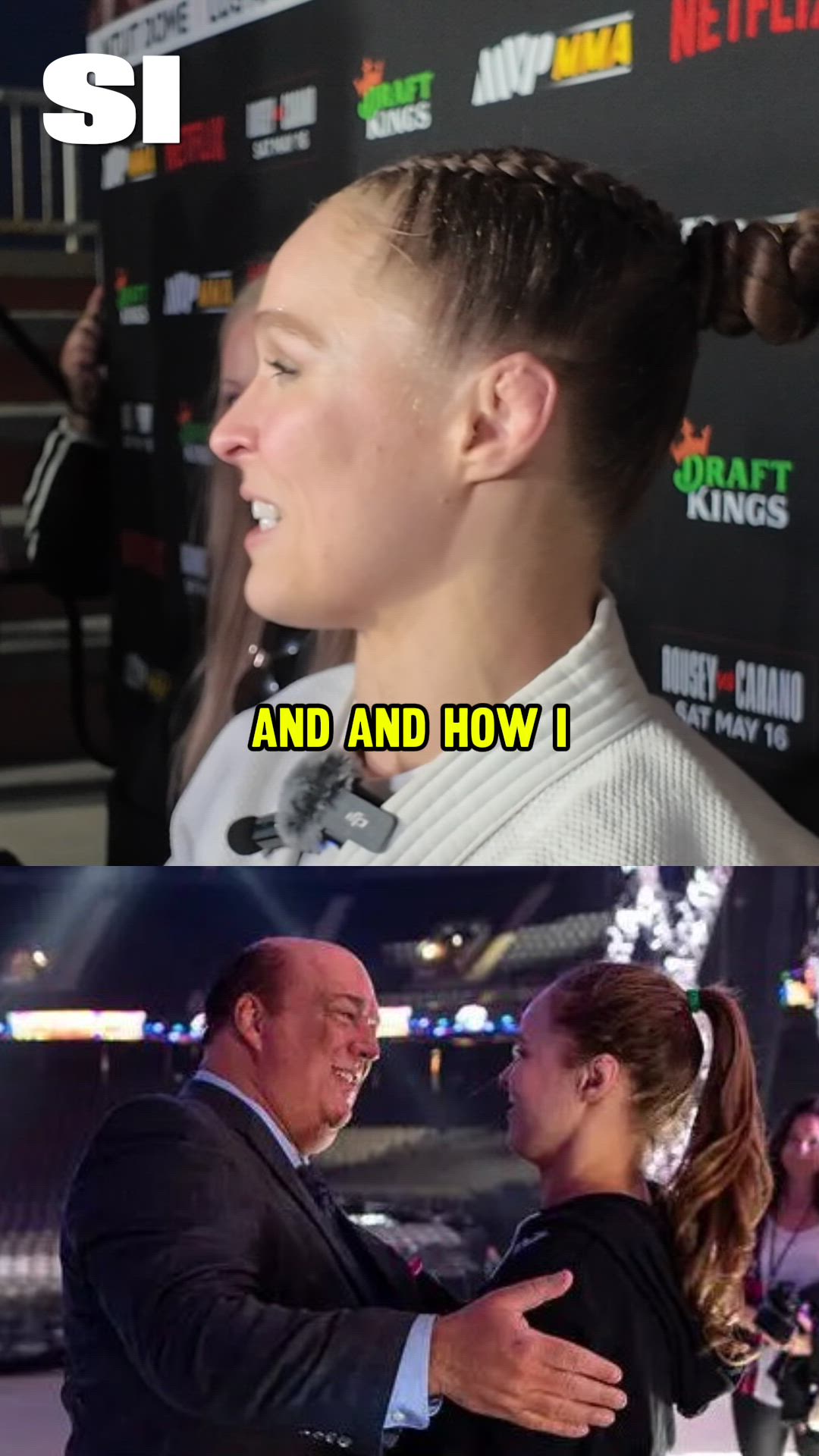 Ronda Rousey credits Paul Heyman for her mic skills