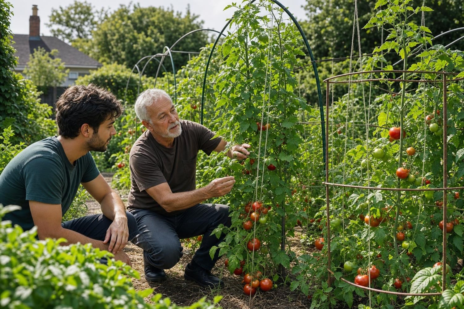 Tomates : cette méthode ancienne sans piquet conseillée par un ...