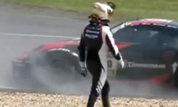 Horror Nurburgring 24 Hours crash as car catches fire in terrifying scenes