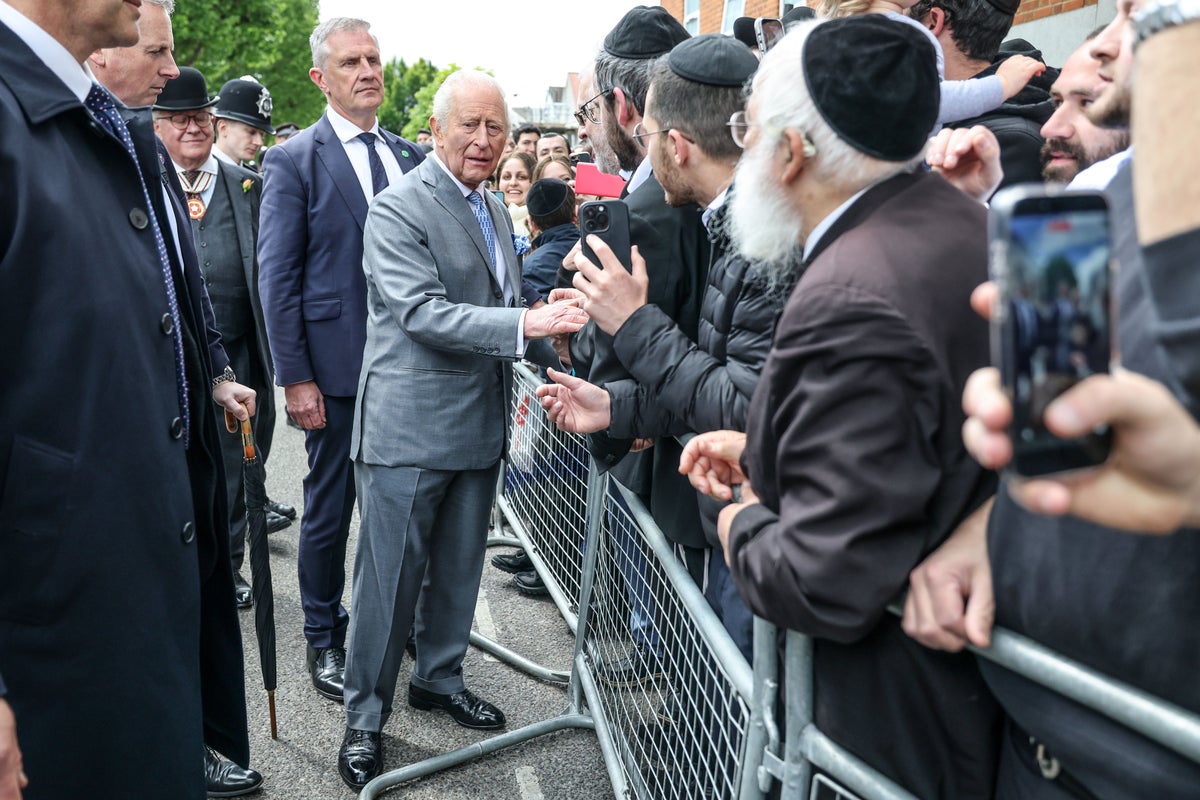 King Charles visits victims of Golders Green stabbings