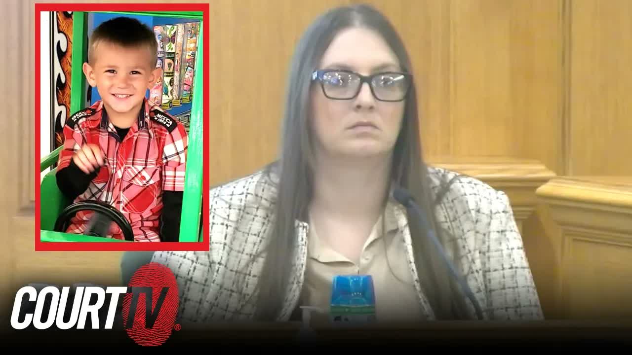 Defendant claims father violently beat murdered boy before he died