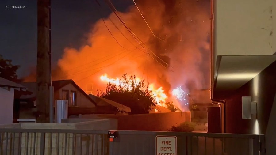 Early morning Montebello fire leaves resident critically injured
