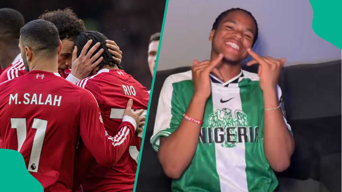 Fans react as Liverpool wonderkid Rio Ngumoha wears legendary Super ...