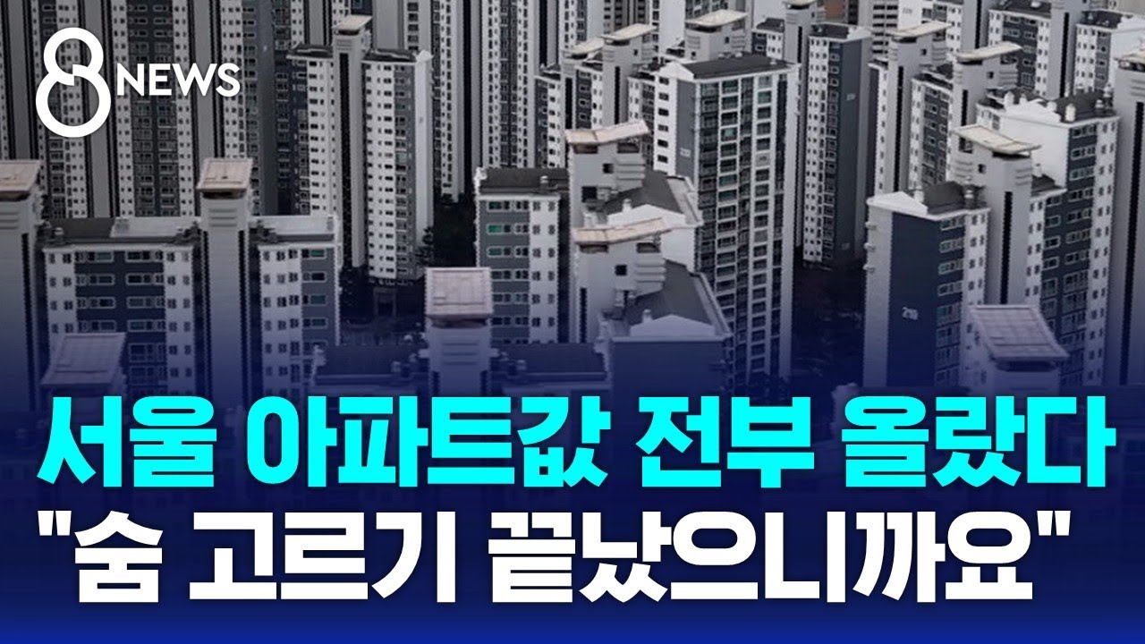 서울 아파트값 0.28%↑..강남도 상승 '유턴' / SBS 8뉴스