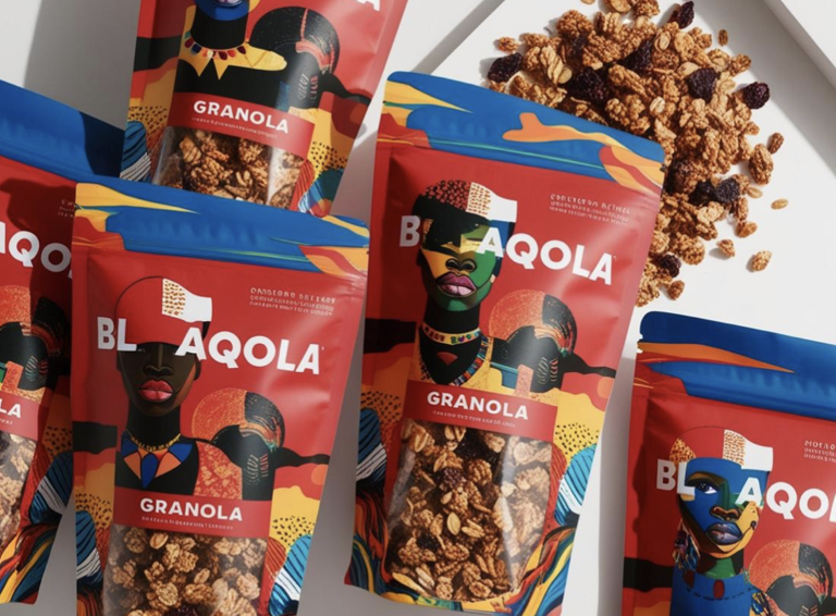BLAQOLA is a Black-owned granola brand, blending art and community