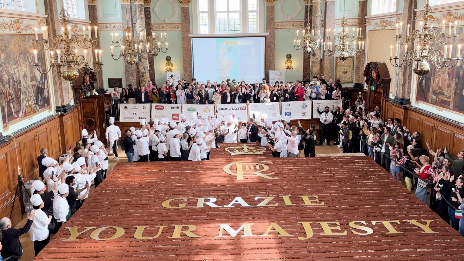 Largest tiramisu 3,015 kg (6,646 lbs) by Associazione Cons.erva