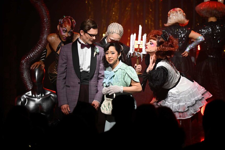 Rachel Dratch Luke Evans Lead This Electric Rocky Horror Show Cast