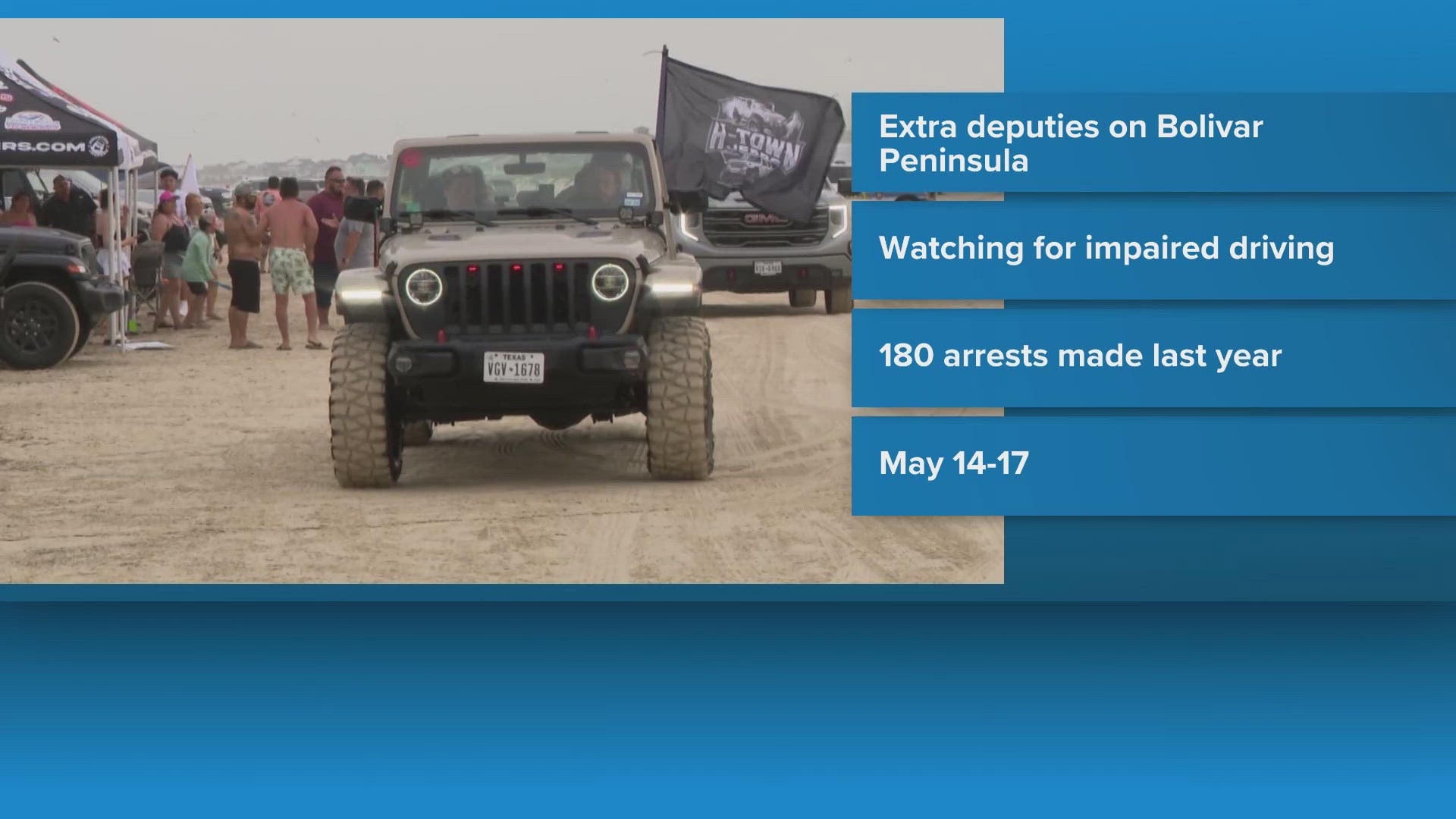 Jeep Weekend kicks off tomorrow on Crystal Beach
