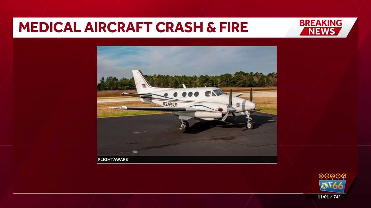 Small medical plane crashes in New Mexico, killing 4 aboard