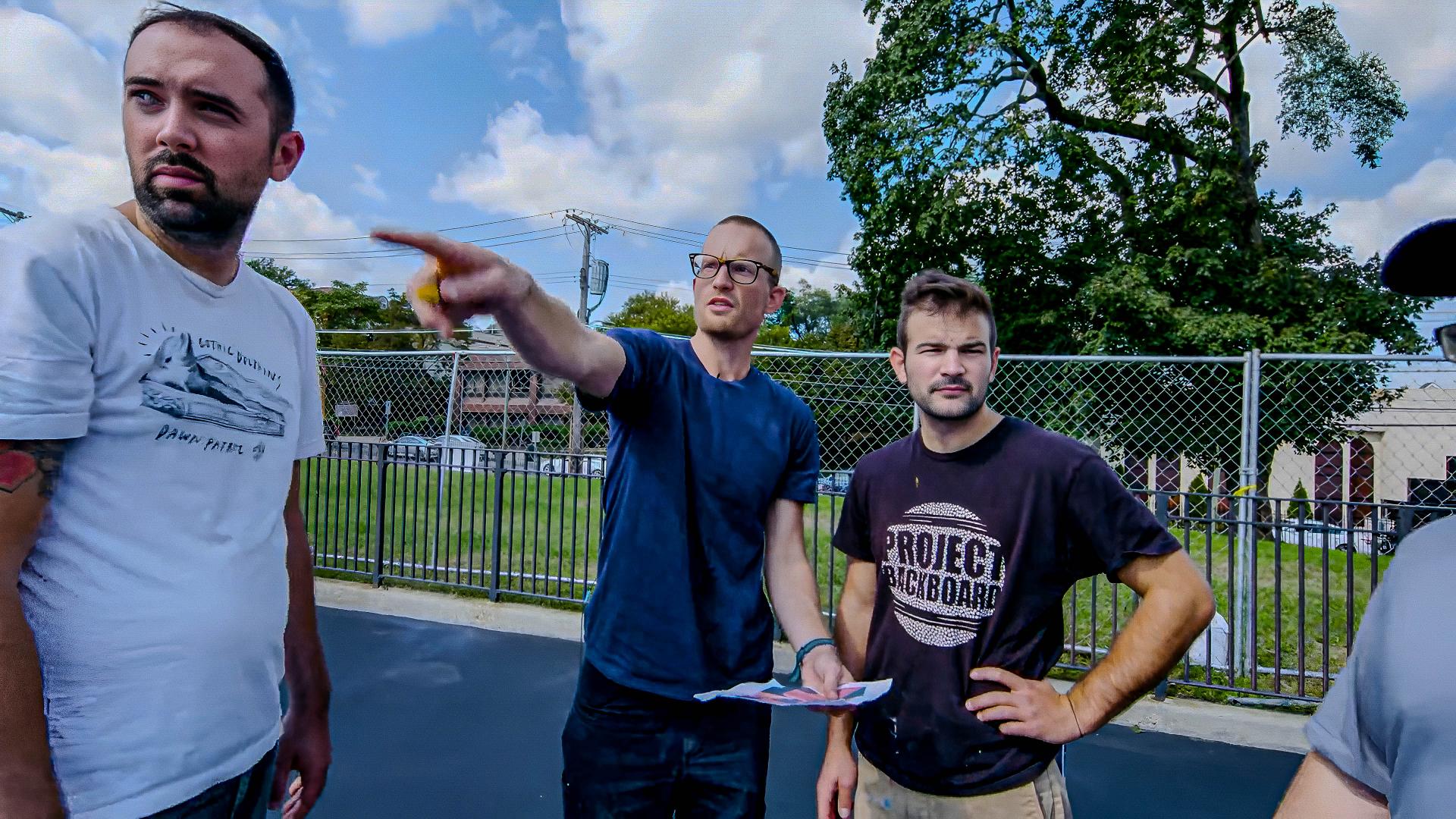 How community basketball courts are being transformed into public art