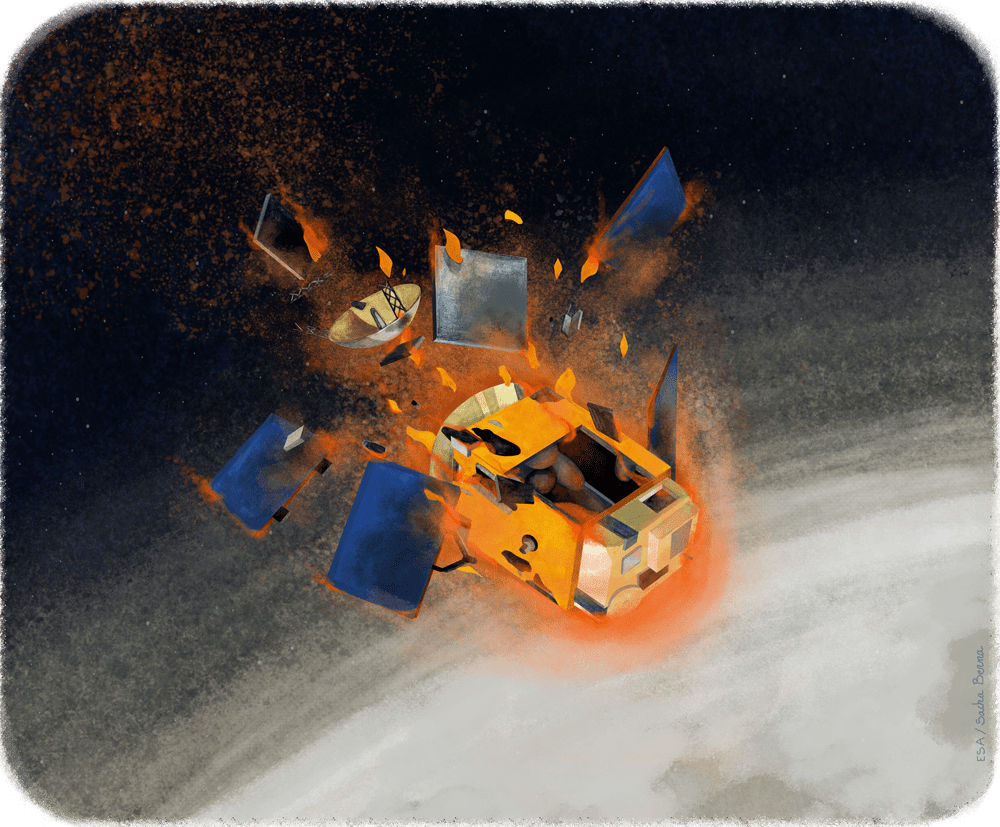 Falling space debris poses an escalating risk as spacecraft get ...