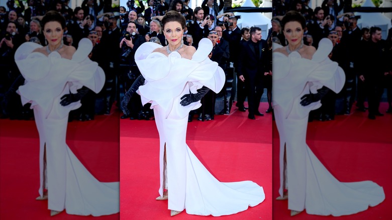 Joan Collins Cannes Look At 92 Settles The Argument Stealing The