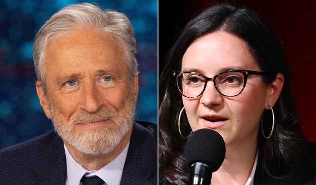 Jon Stewart dunks on 'clown' CBS News boss in royal Colbert comparison
