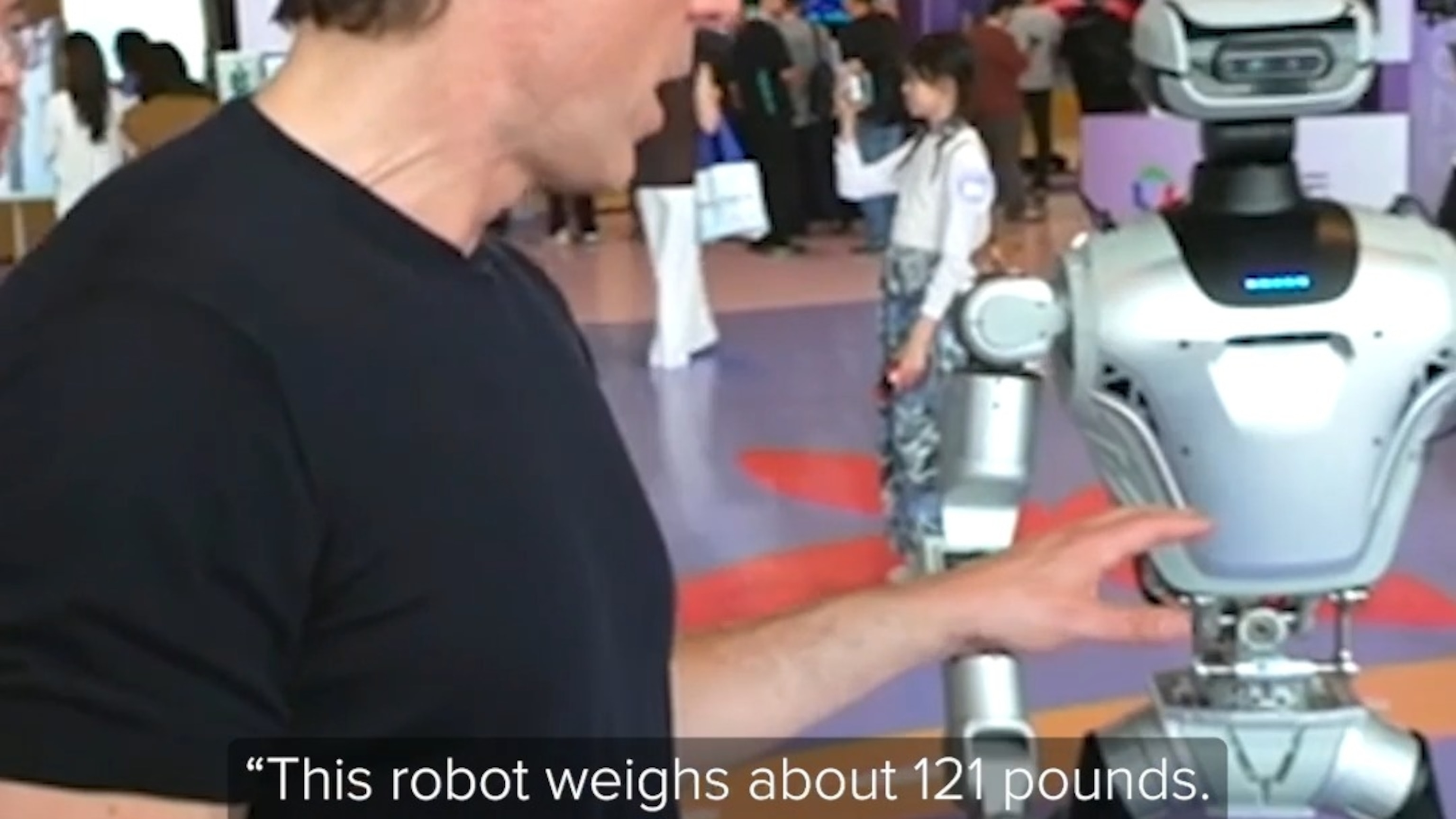 Humanoid robots that can do chores at AI developer conference in China
