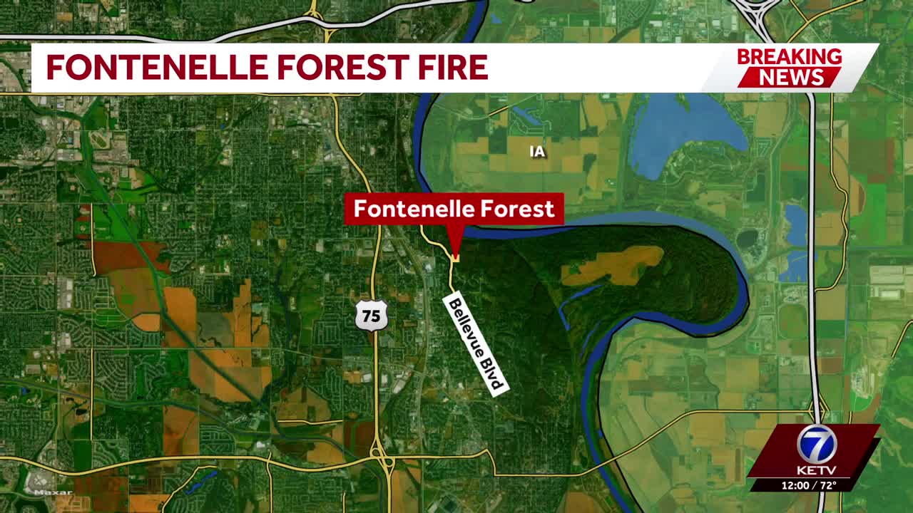 Fontenelle Forest fire burns 30 acres, closes trails