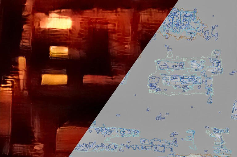Mathematical analysis reveals a hidden 'golden rule' in abstract art