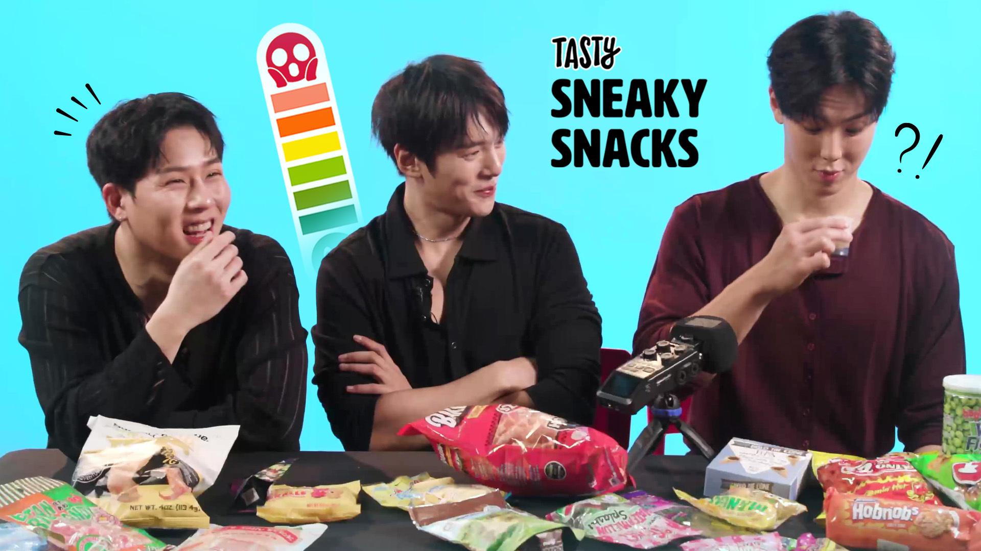 Sneaky snacks with MONSTA X