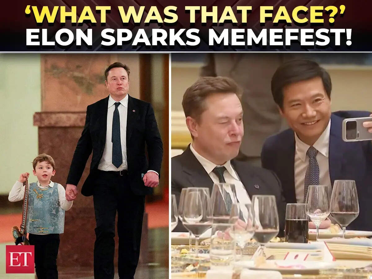 Elon Musk goes full 'meme mode' in China: Facial expressions, viral ...