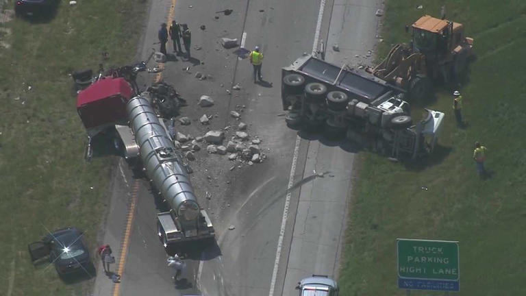 2 injured in separate crashes that shut down westbound I-70 near Odessa